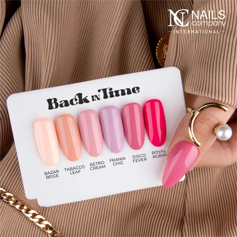 Back in Time : coffret de 6 vernis semi-permanents nudes